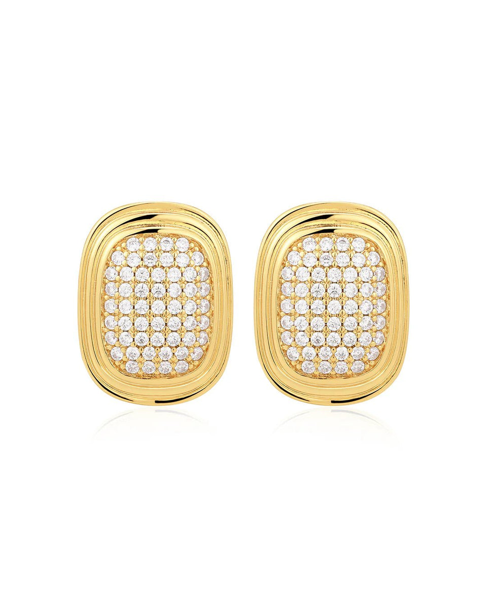 PAVE OVAL STATEMENT STUDS – THEPINK